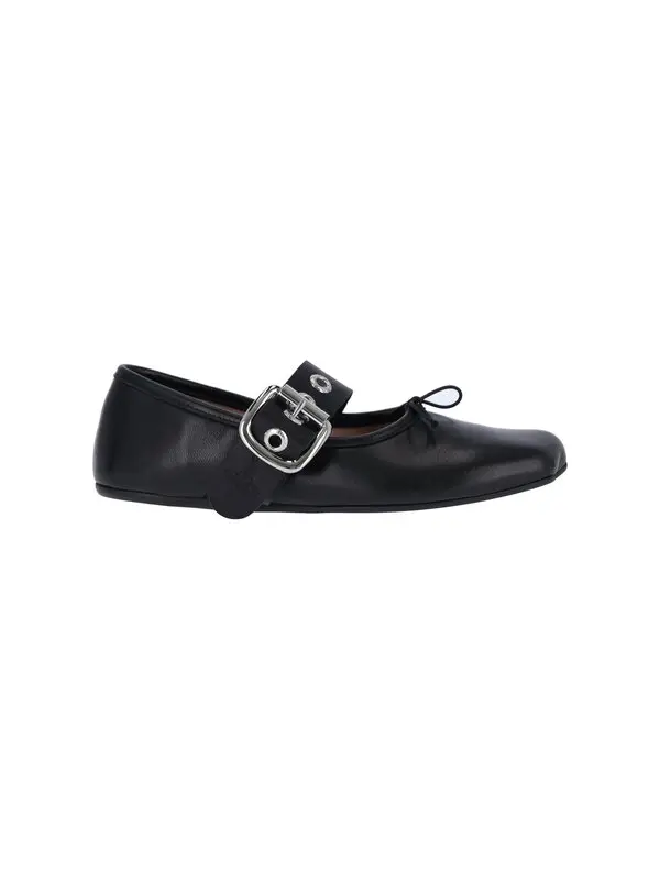 VIVIENNE WESTWOOD Leather Mary Jane Ballet Flats