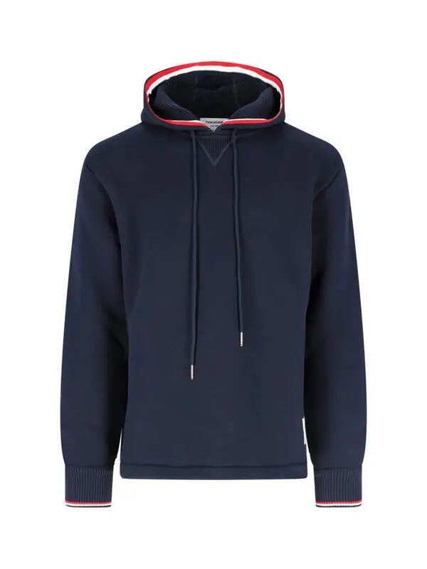 Thom Browne Cotton Hooded Sweatshirt