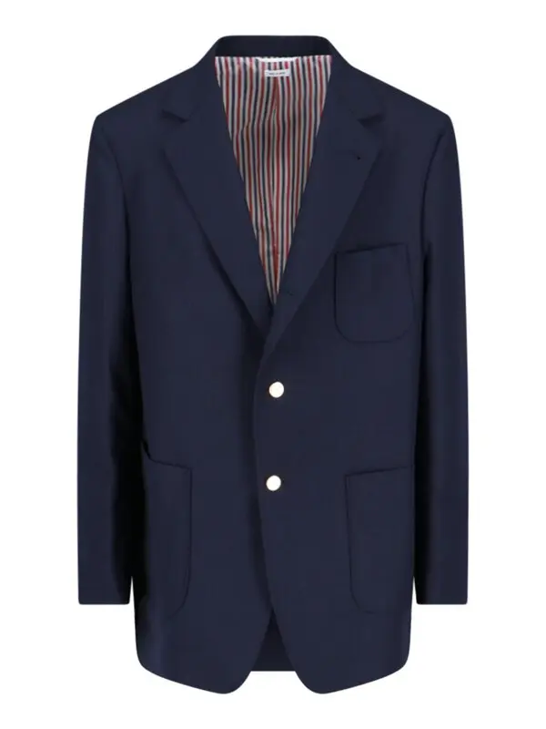 Thom Browne Tailored Blazer Jacket - Blue