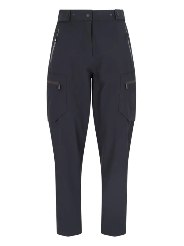 Moncler Technical Stretch Trousers - Black