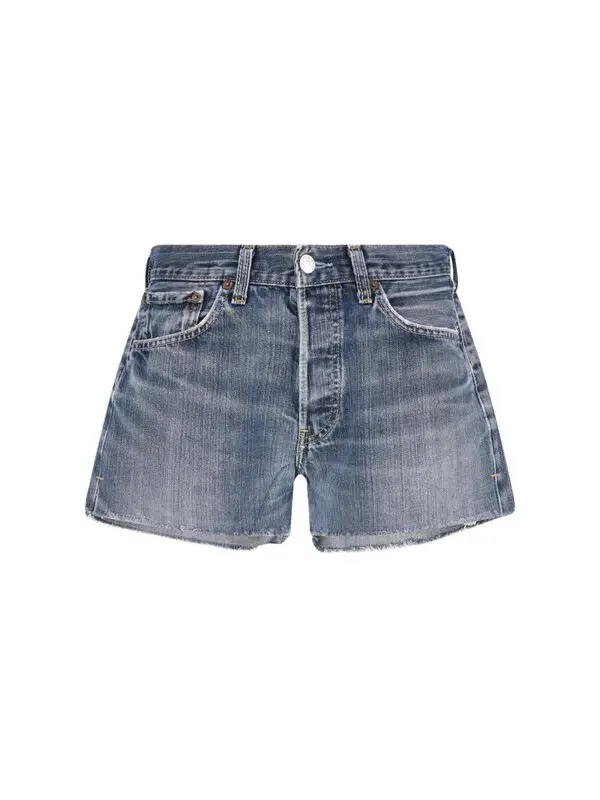 RE/DONE High-rise Cotton Jeans