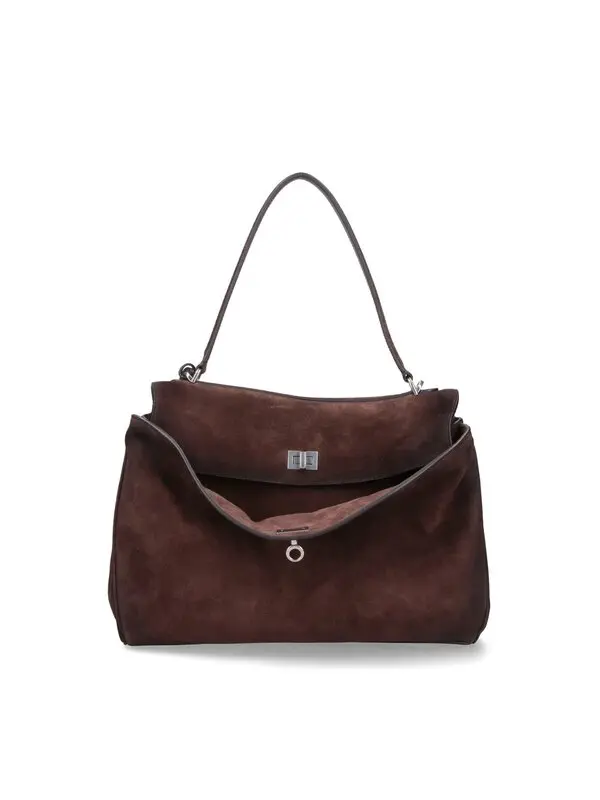 Balenciaga Calf Leather Mini Bag - Brown