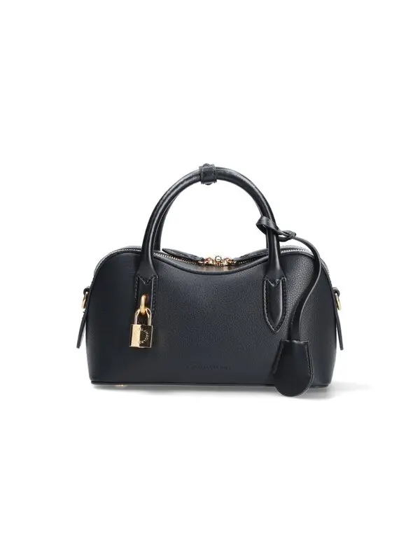 Stella McCartney Mini Bag With Hemp-lyocell And Polyamide - Black