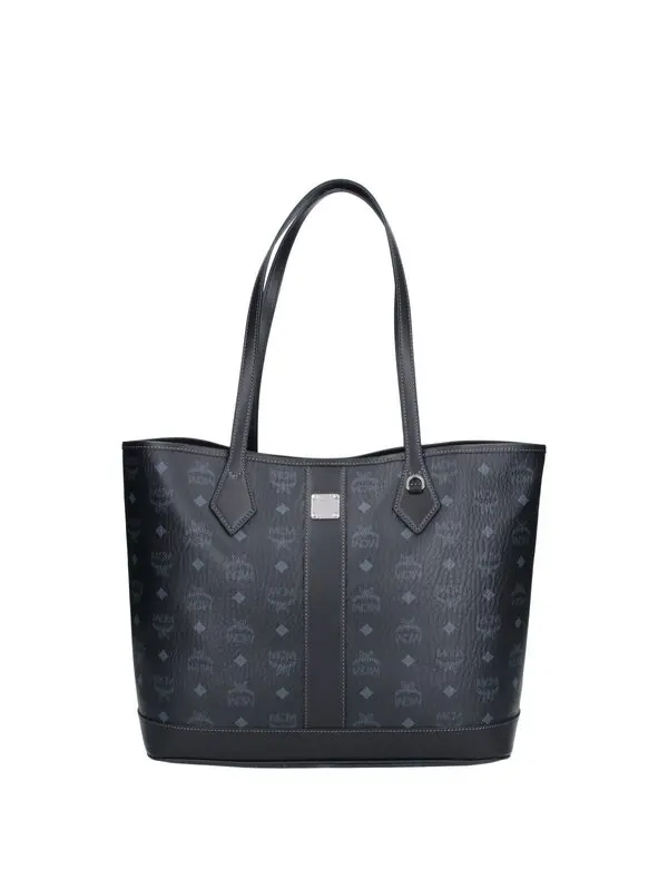 Mcm Signature Monogram Tote Bag