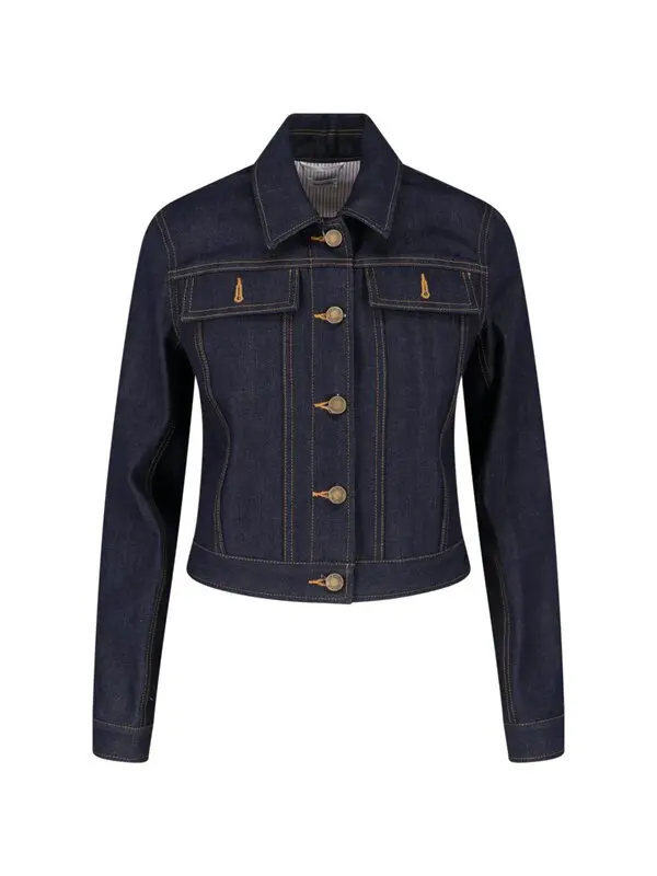 Thom Browne 100% Cotton Jacket - Blue
