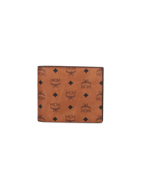 Mcm Monogram Bifold Wallet