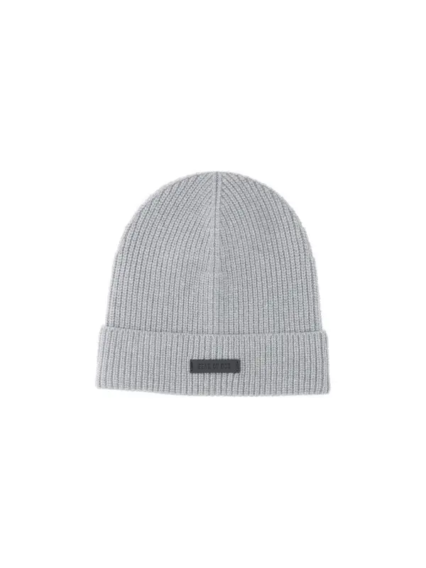 Fear Of God Merino Wool Ribbed Beanie - Grey