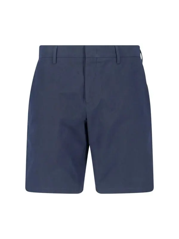 Paul Smith Textured Cotton-lyocell Lined Trousers For
