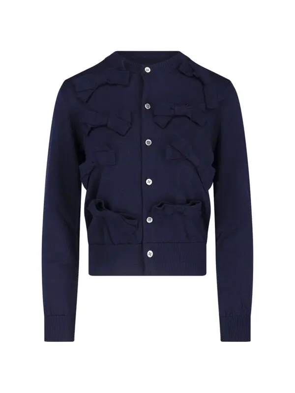 Comme Des Garçons 100% Wool Sweater - Blue