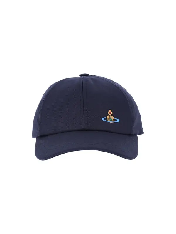 VIVIENNE WESTWOOD Cotton Baseball Cap - Blue