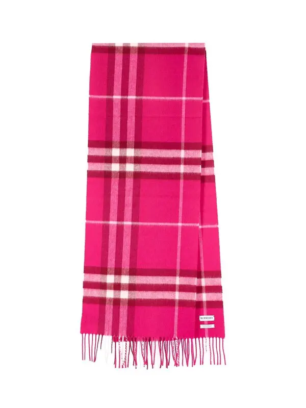 Burberry Ultra-soft 100% Cashmere Scarf - Pink
