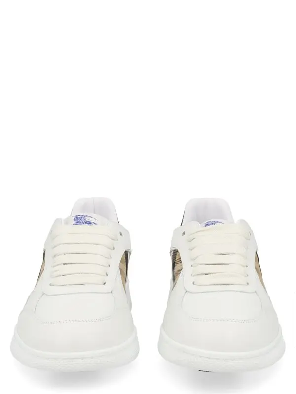 Burberry Low-top Leather Sneakers - White