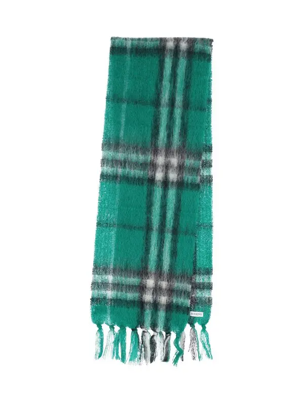 Burberry Mohair Wool Scarf For - Green