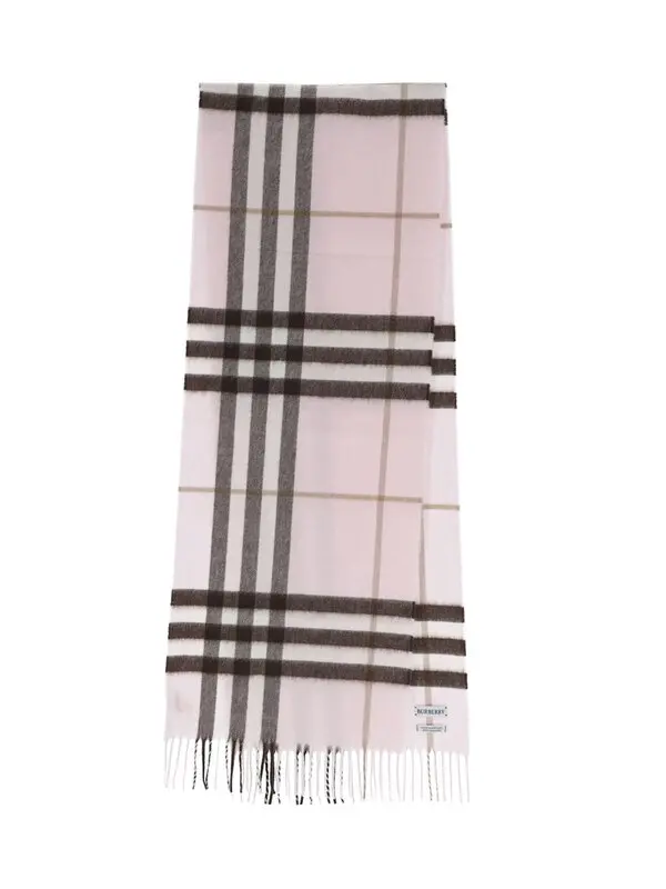 Burberry Luxury Cashmere Scarf For - Pink