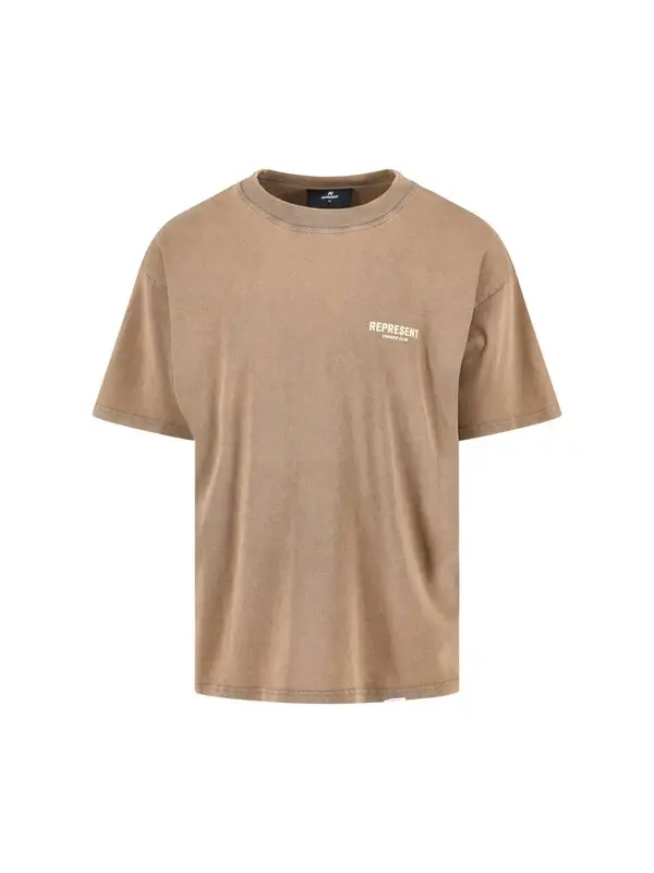 REPRESENT 100% Cotton Graphic T-shirt - Brown