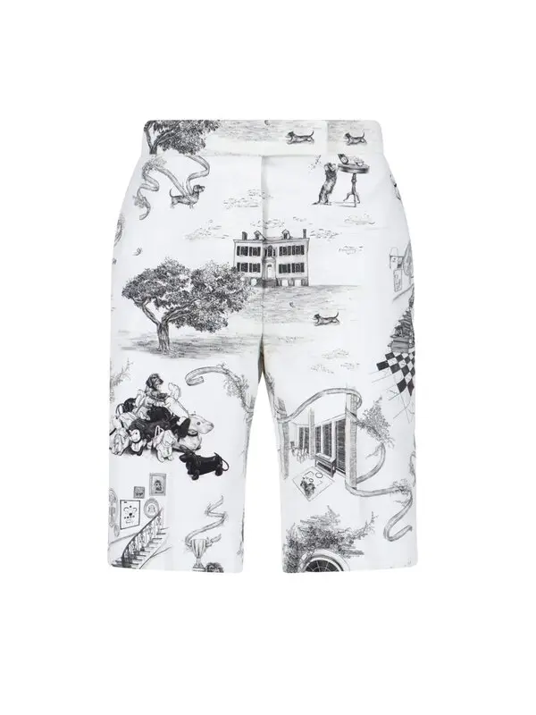 Thom Browne Printed Bermuda Shorts