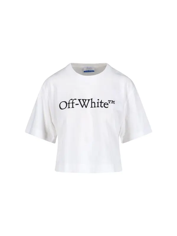 Off-White Cotton Jersey T-shirt - White