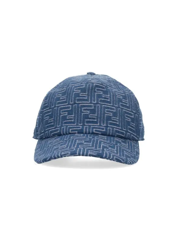 Fendi Logo Baseball Cap - Blue