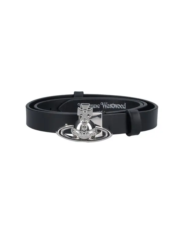VIVIENNE WESTWOOD Leather Belt - Black
