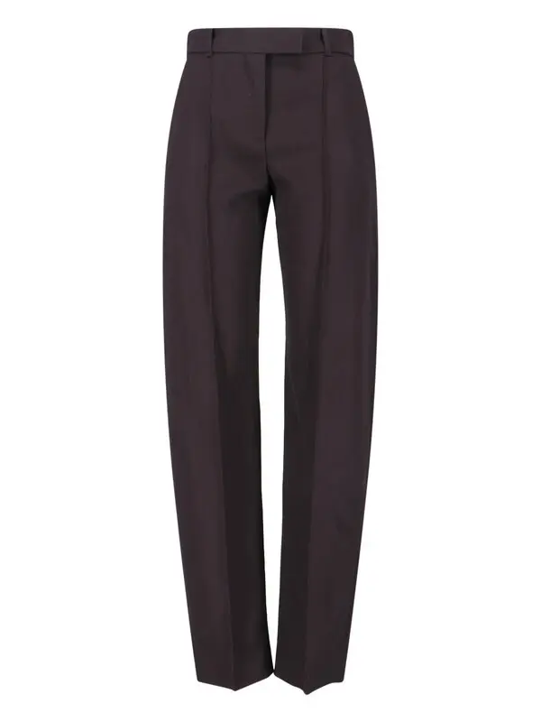 Alexander McQueen High-waist Tailored Straight-leg Trousers