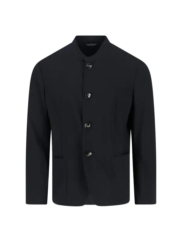 Giorgio Armani S 100% Virgin Wool Jacket - Black