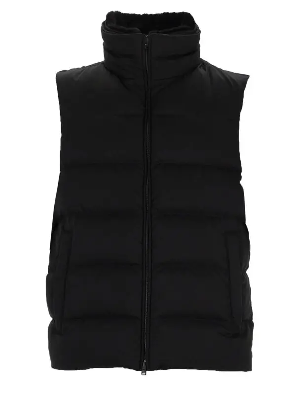 Herno Quilted Puffer Vest - Black