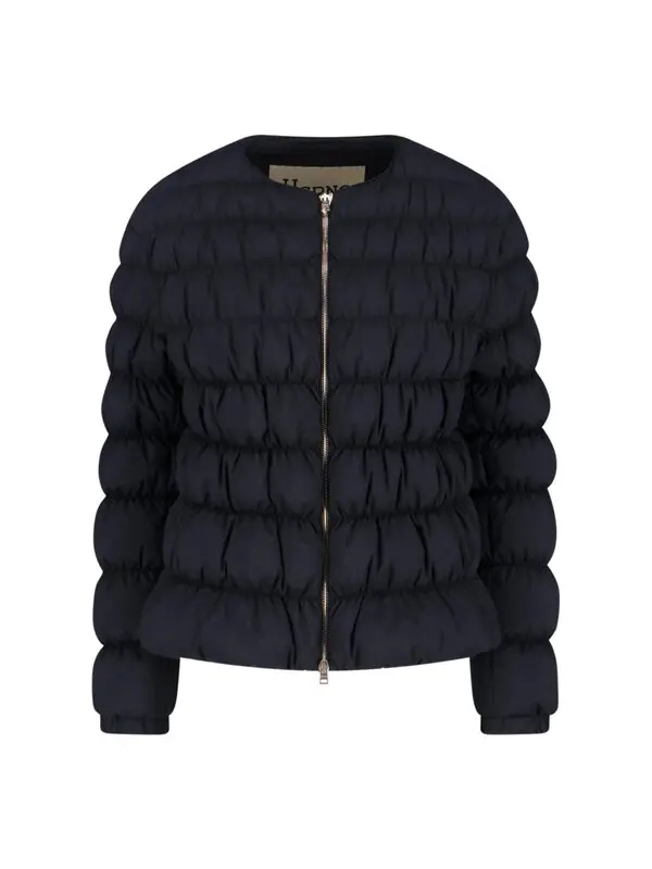 Herno Quilted Puffer Jacket - Black