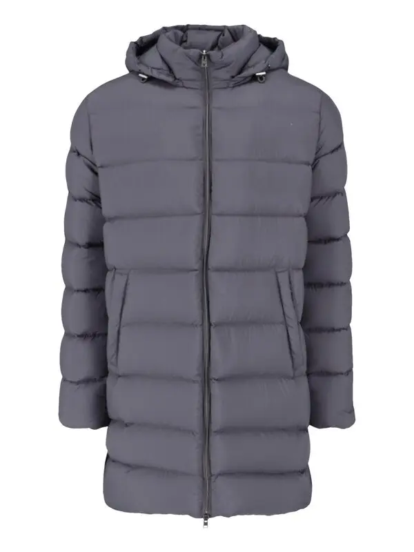 Herno Technical Quilted Down Jacket - Grey
