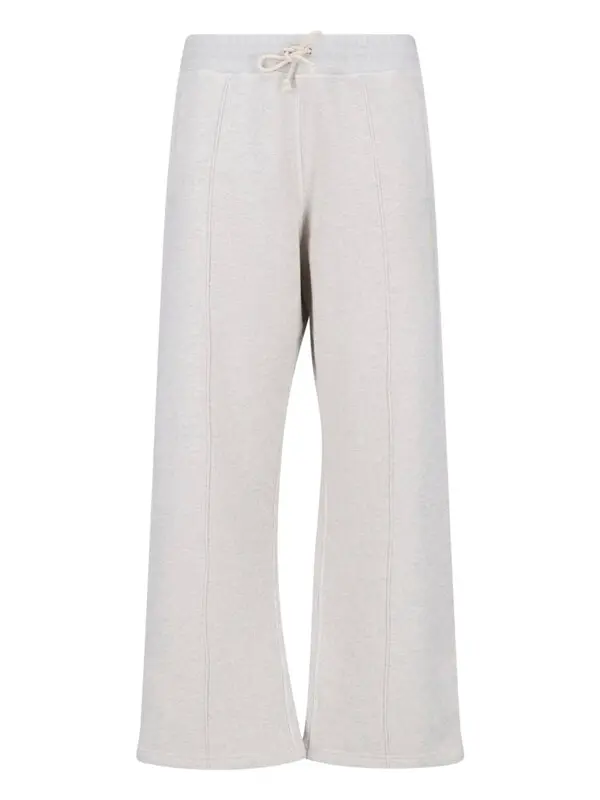 GOLDEN GOOSE Wide-leg Drawstring Sweatpants - Grey