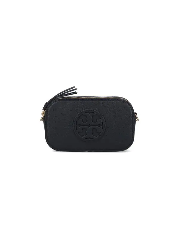 Tory Burch Leather Crossbody Bag - Black