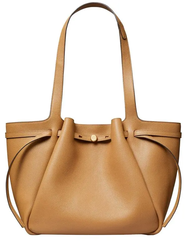 Tory Burch Pebbled Leather Tote Bag