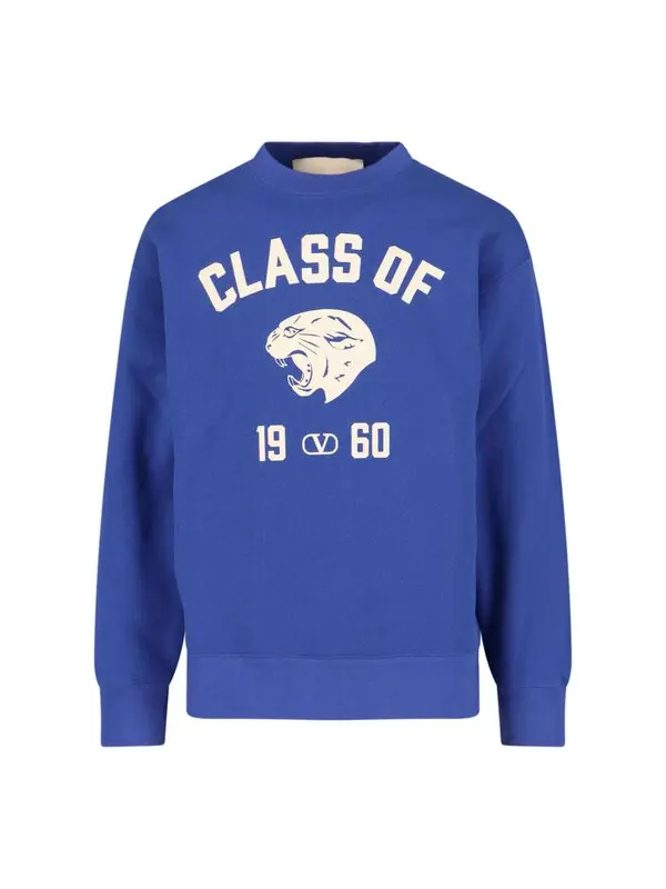 Valentino Garavani S 100% Cotton Sweater - Blue