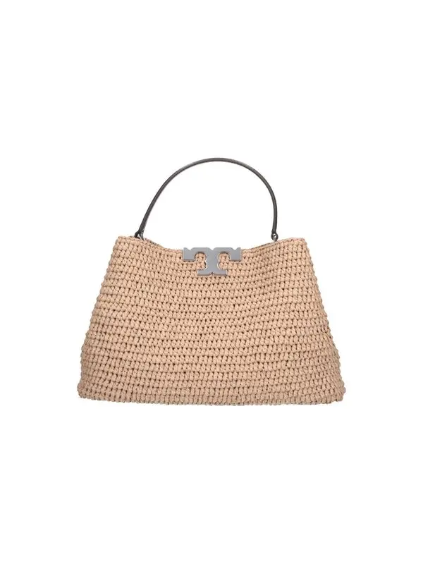 Tory Burch Crochet Top-handle Tote Bag