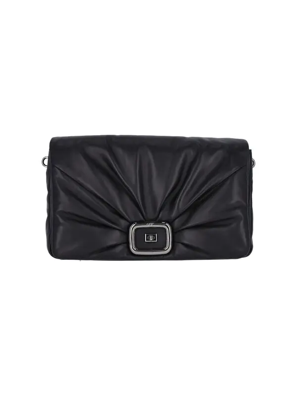 ROGER VIVIER Structured Leather Shoulder Bag