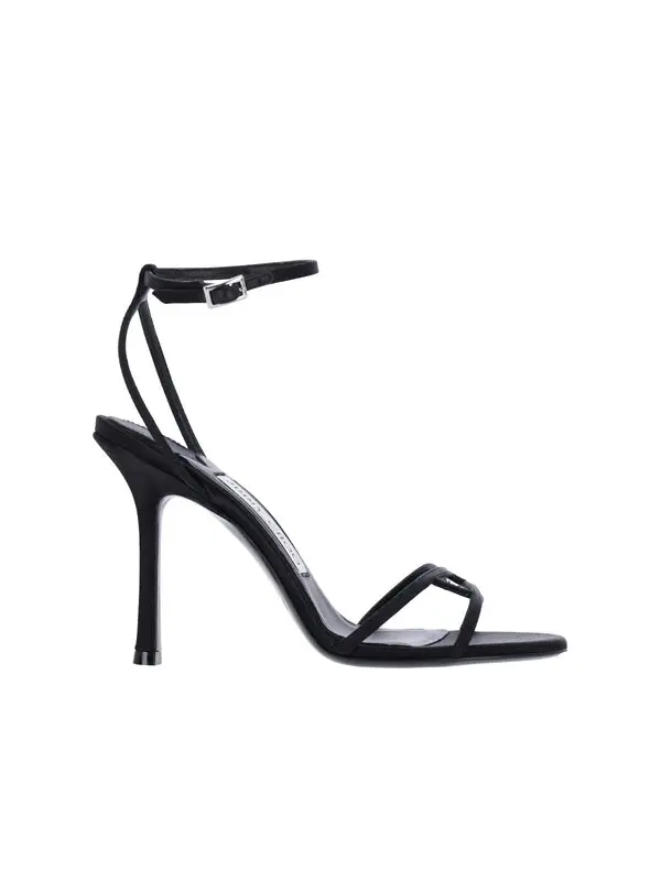 JIMMY CHOO Strappy Stiletto Sandals - Black