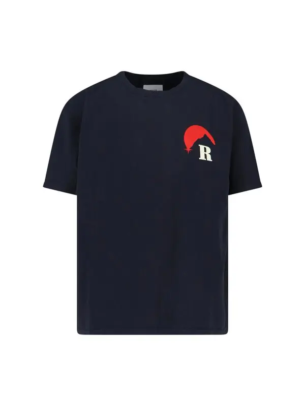 Rhude 100% Cotton Logo T-shirt