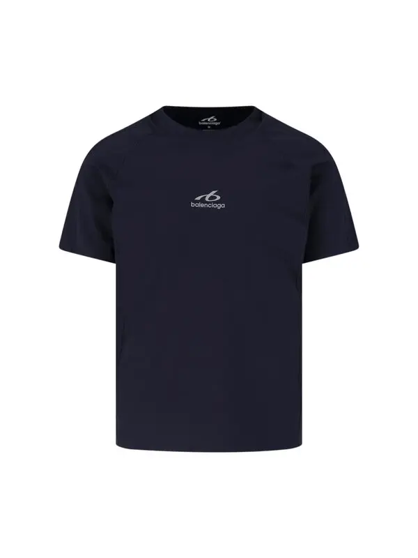 Balenciaga Stretch Performance Polo Shirt - Blue