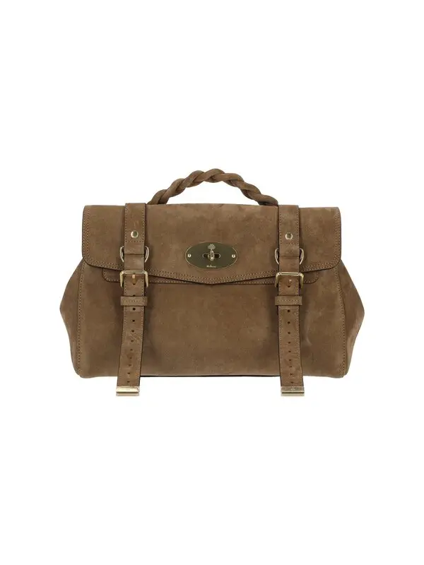 Mulberry Leather Crossbody Bag - Brown