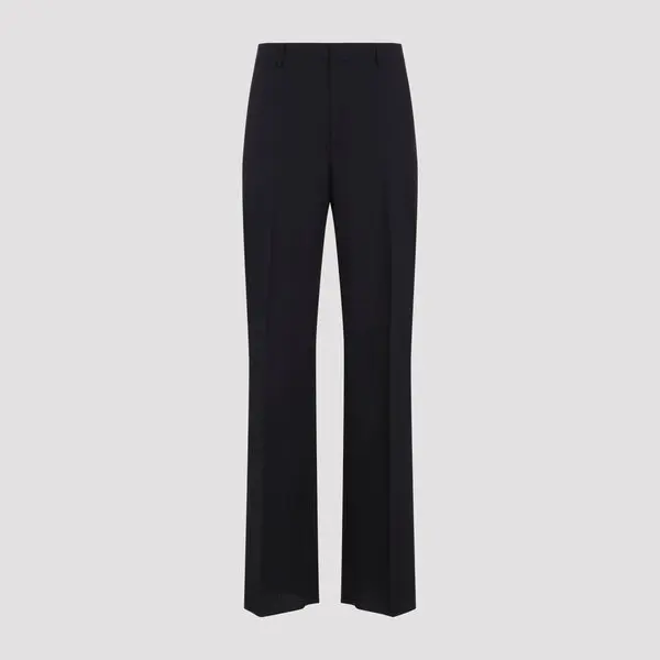 Celine Ethan Regular & Straight-leg Wool And Mohair Pants - Black
