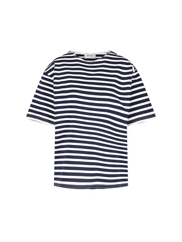 Matteau Striped Matte Jersey T-shirt
