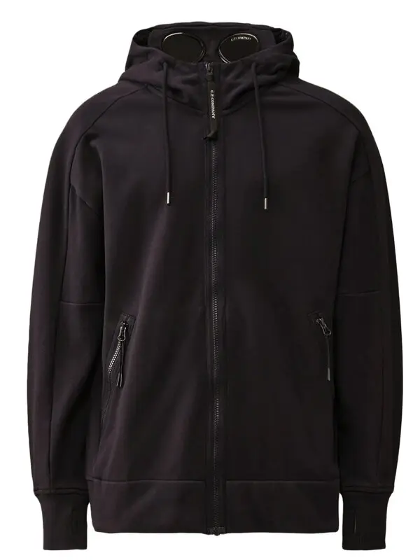 C.P. COMPANY Half-zip Mock Neck Sweatshirt - Grey