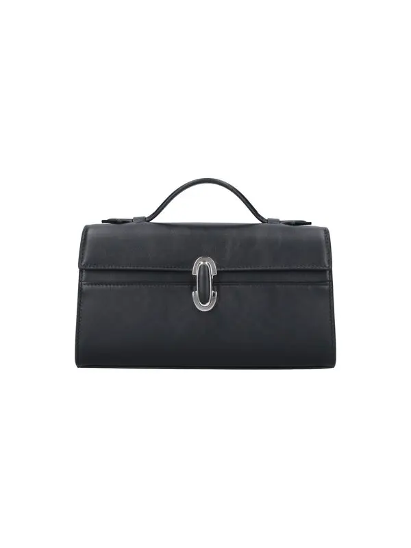 Savette Top Handle Satchel Bag - Black