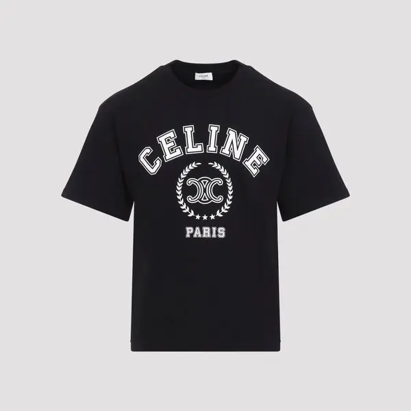 Celine Relaxed Cotton T-shirt For - Black