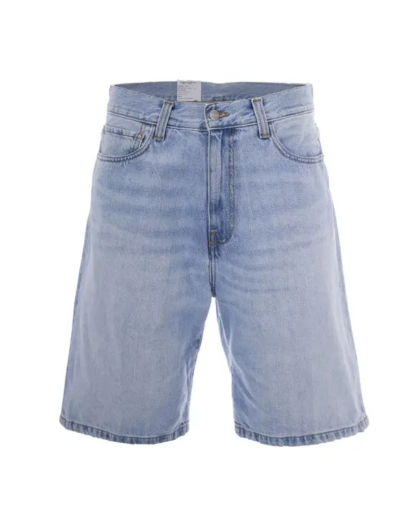 Carhartt Work In Progress Mini Denim Shorts - Blue