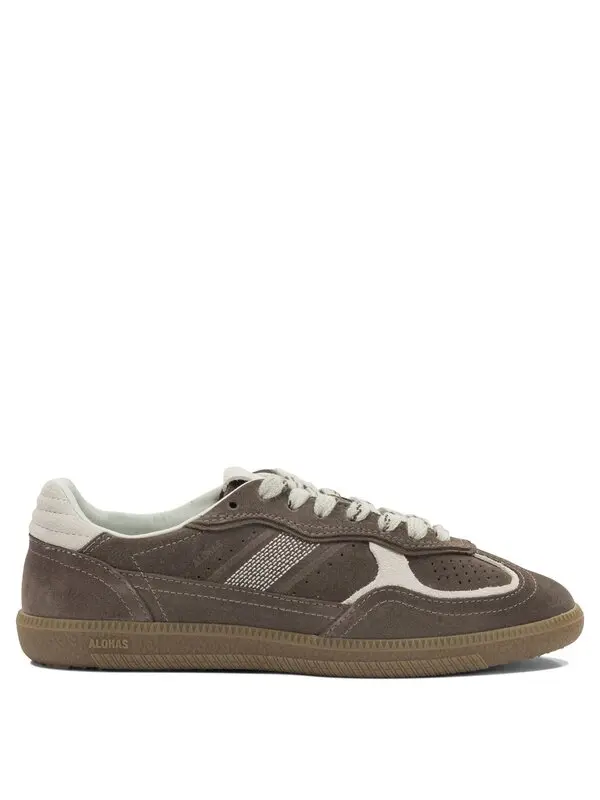 ALOHAS Low-top Suede Sneakers - Brown
