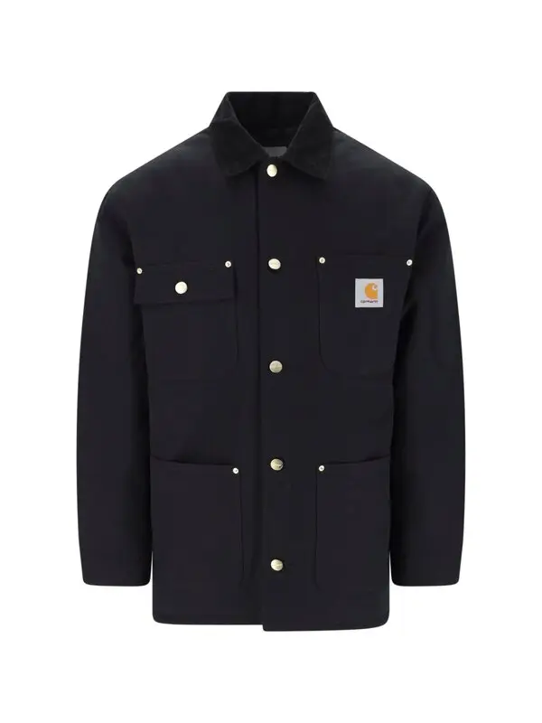 Carhartt Work In Progress Canvas Work Jacket - Black