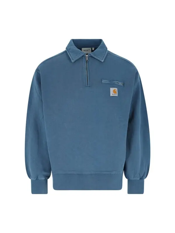 Carhartt Work In Progress 100% Cotton Workwear Quarter-zip Sweater