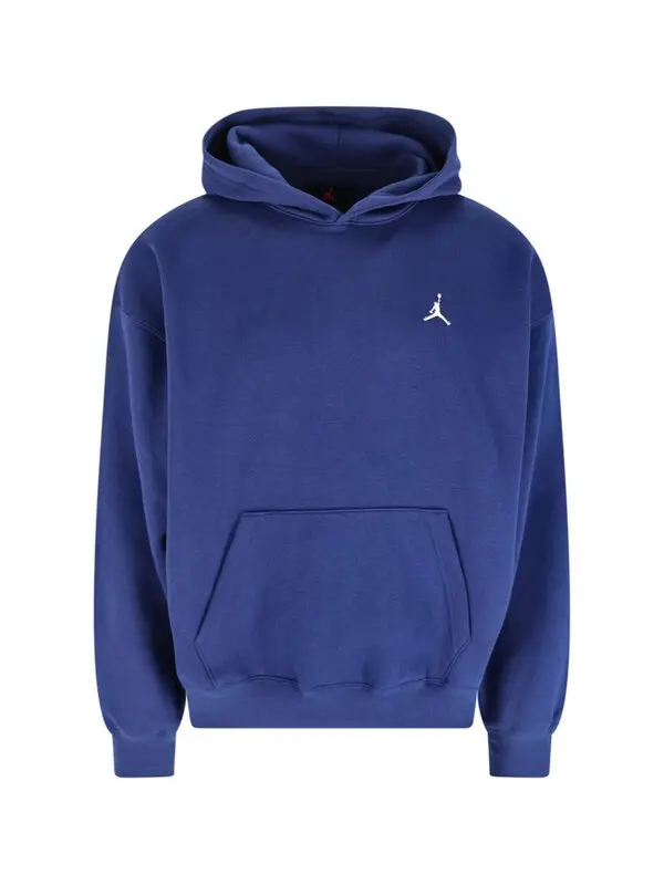 Nike Cotton Blend Hooded Sweatshirt With Logo