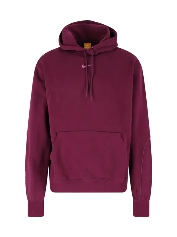 Nike Cotton Blend Hooded Sweatshirt With Logo
