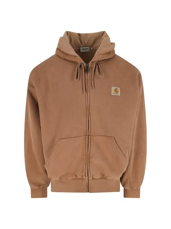 Carhartt Work In Progress Cotton Workwear Jacket With Classic Collar